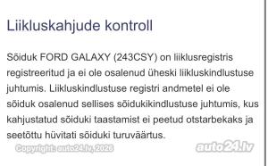 Черный Форд Галакси 2010 в Тарту, объемом двигателя 2.00 л и пробегом 239 тыс. км за 5200 €, фото 26 на AUTOMOTO.COM.LV