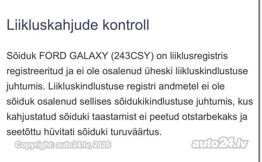 Черный Форд Галакси 2010 в Тарту, объемом двигателя 2.00 л и пробегом 239 тыс. км за 5200 €, фото 26 на AUTOMOTO.COM.LV