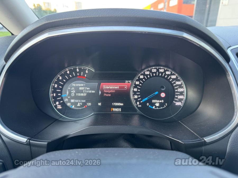 Black Ford Galaxy 2016 in Tallinn, with an engine capacity of 2.00 L and mileage of 170 thousand km for 9990 €, photo 17 on AUTOMOTO.COM.LV