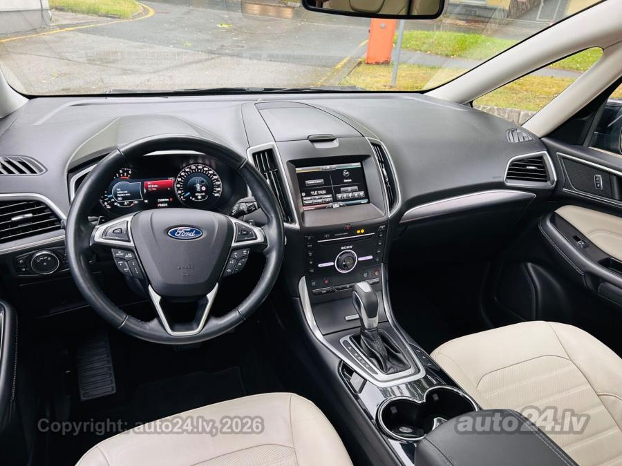Melns Ford Galaxy 2016 Tallina, ar dzinēja tilpumu 2.00 L un nobraukumu 233 tūkst. km par 14950 €, foto 12 vietnē AUTOMOTO.COM.LV