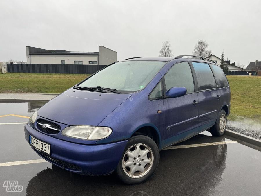 Zils Ford Galaxy 1999 Panevēža, ar dzinēja tilpumu 1.90 L un nobraukumu 277 tūkst. km par 450 €, foto 1 vietnē AUTOMOTO.COM.LV