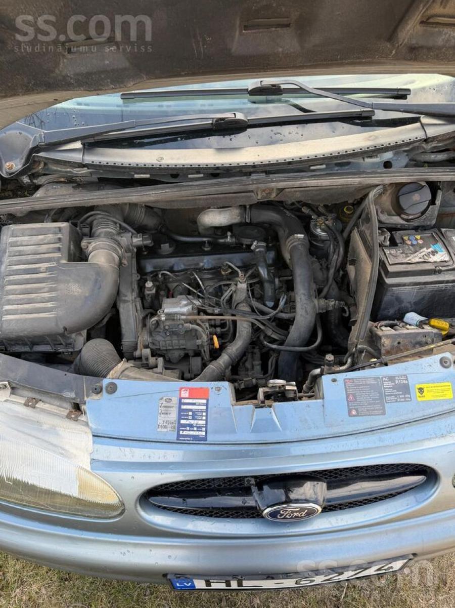 Blue Ford Galaxy 1999 in Tukums, with an engine capacity of 1.90 L and mileage of 529 thousand km for 550 €, photo 15 on AUTOMOTO.COM.LV