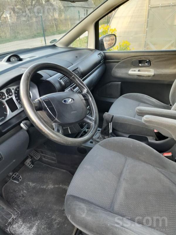 Zils Ford Galaxy 2002 Jelgava, ar dzinēja tilpumu 1.90 L un nobraukumu 0 tūkst. km par 1450 €, foto 7 vietnē AUTOMOTO.COM.LV