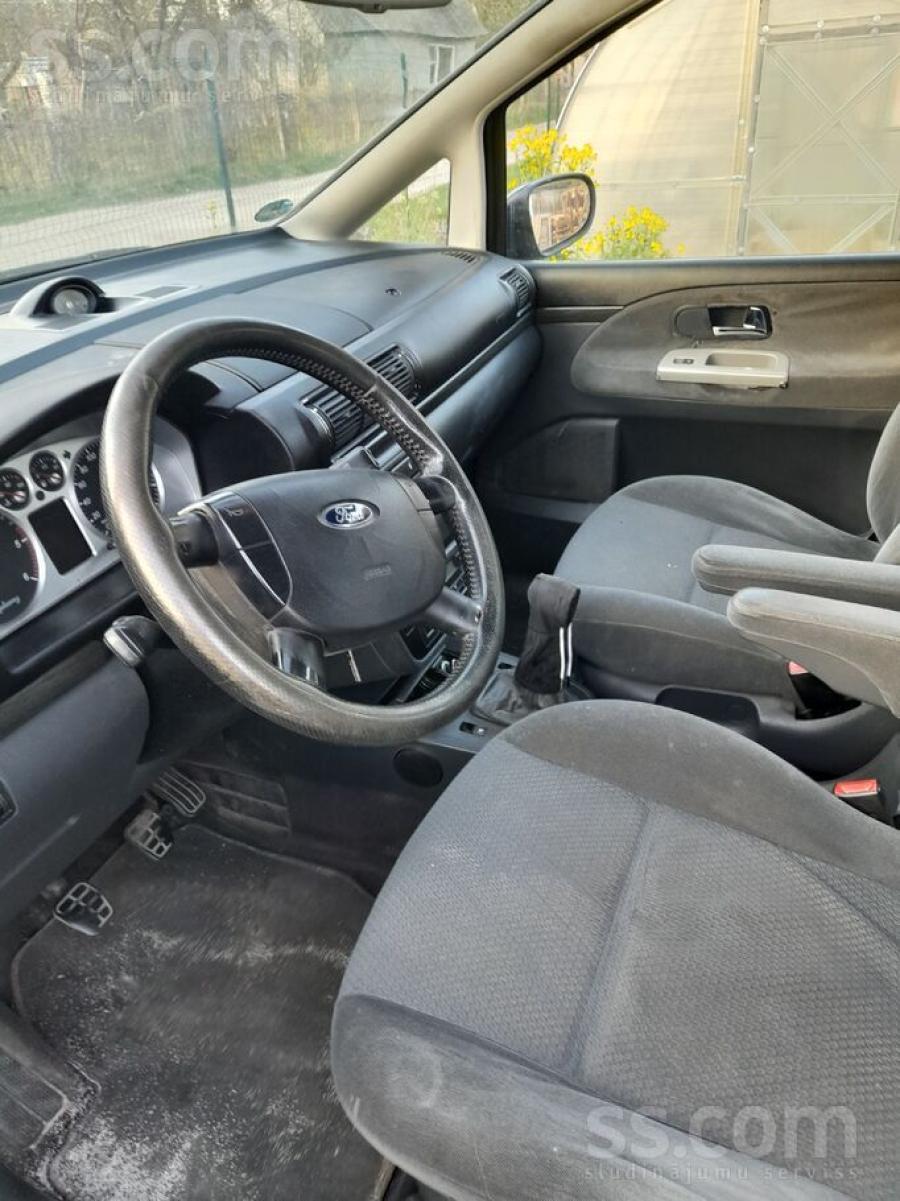 Blue Ford Galaxy 2002 in Jelgava, with an engine capacity of 1.90 L and mileage of 0 thousand km for 1450 €, photo 8 on AUTOMOTO.COM.LV