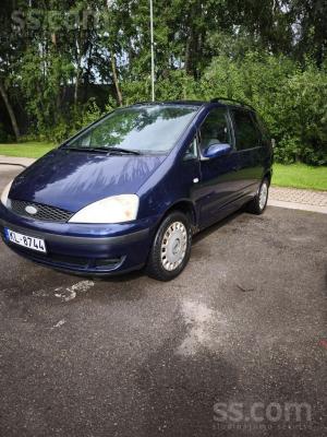 Blue Ford Galaxy 2003 in Jelgava, with an engine capacity of 1.90 L and mileage of 271 thousand km for 1000 €, photo  on AUTOMOTO.COM.LV