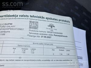 Zils Ford Galaxy 2003 Jelgava, ar dzinēja tilpumu 1.90 L un nobraukumu 271 tūkst. km par 1850 €, foto 17 vietnē AUTOMOTO.COM.LV