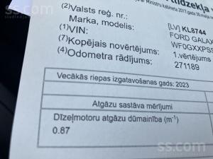 Zils Ford Galaxy 2003 Jelgava, ar dzinēja tilpumu 1.90 L un nobraukumu 271 tūkst. km par 1850 €, foto 18 vietnē AUTOMOTO.COM.LV