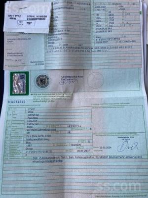 Синий Форд Галакси 2007 в Рига, объемом двигателя 2.00 л и пробегом 261 тыс. км за 3900 €, фото 24 на AUTOMOTO.COM.LV