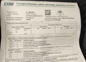 Zils Ford Galaxy 2007 Ventspils, ar dzinēja tilpumu 2.00 L un nobraukumu 255 tūkst. km par 1300 €, foto 7 vietnē AUTOMOTO.COM.LV