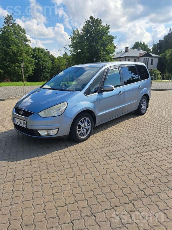 Blue Ford Galaxy 2007 in Saldus, with an engine capacity of 1.80 L and mileage of 0 thousand km for 2600 €, photo 1 on AUTOMOTO.COM.LV