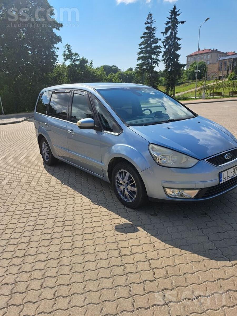 Blue Ford Galaxy 2007 in Saldus, with an engine capacity of 1.80 L and mileage of 0 thousand km for 2600 €, photo 3 on AUTOMOTO.COM.LV