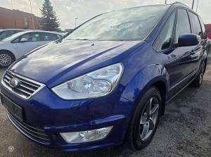 Zils Ford Galaxy 2014 Marijampole, ar dzinēja tilpumu 1.56 L un nobraukumu 235 tūkst. km par 5450 €, foto  vietnē AUTOMOTO.COM.LV