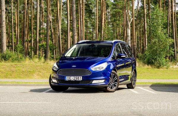 Blue Ford Galaxy 2015 in Riga, with an engine capacity of 2.00 L and mileage of 360 thousand km for 10190 €, photo 1 on AUTOMOTO.COM.LV