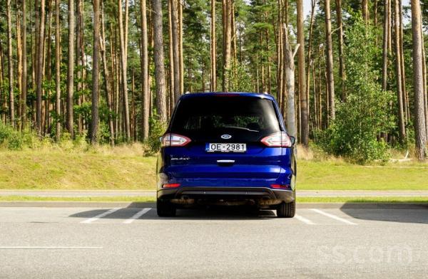 Blue Ford Galaxy 2015 in Riga, with an engine capacity of 2.00 L and mileage of 360 thousand km for 10190 €, photo 6 on AUTOMOTO.COM.LV