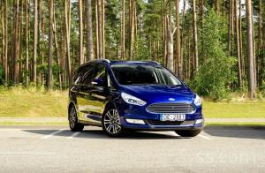 Blue Ford Galaxy 2015 in Riga, with an engine capacity of 2.00 L and mileage of 360 thousand km for 8190 €, photo 3 on AUTOMOTO.COM.LV