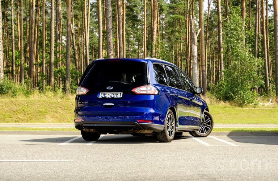 Blue Ford Galaxy 2015 in Riga, with an engine capacity of 2.00 L and mileage of 360 thousand km for 8190 €, photo 6 on AUTOMOTO.COM.LV