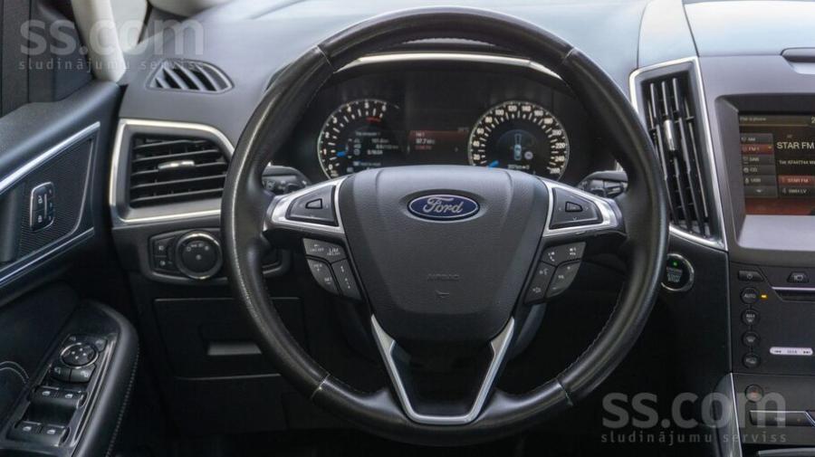 Blue Ford Galaxy 2015 in Riga, with an engine capacity of 2.00 L and mileage of 360 thousand km for 8190 €, photo 14 on AUTOMOTO.COM.LV