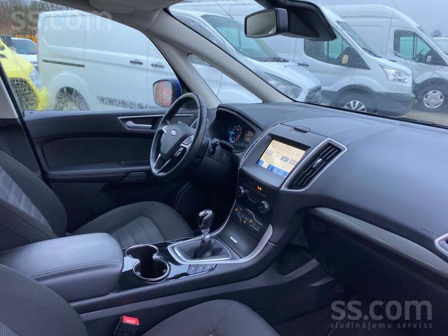 Blue Ford Galaxy 2016 in Kuldiga, with an engine capacity of 2.00 L and mileage of 227 thousand km for 13500 €, photo 8 on AUTOMOTO.COM.LV