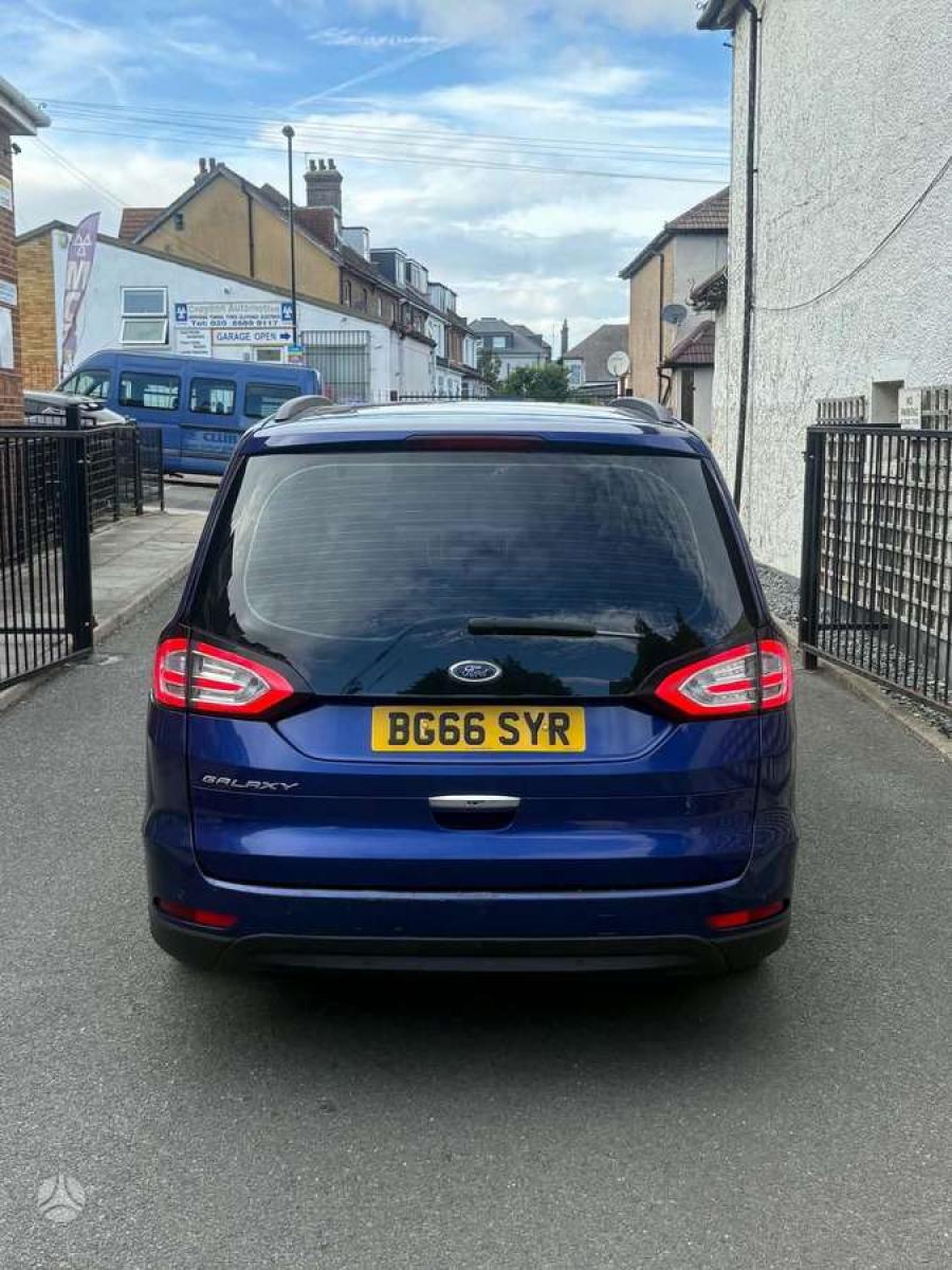 Blue Ford Galaxy 2016 in Siauliai, with an engine capacity of 2.00 L and mileage of 200 thousand km for 3999 €, photo 6 on AUTOMOTO.COM.LV