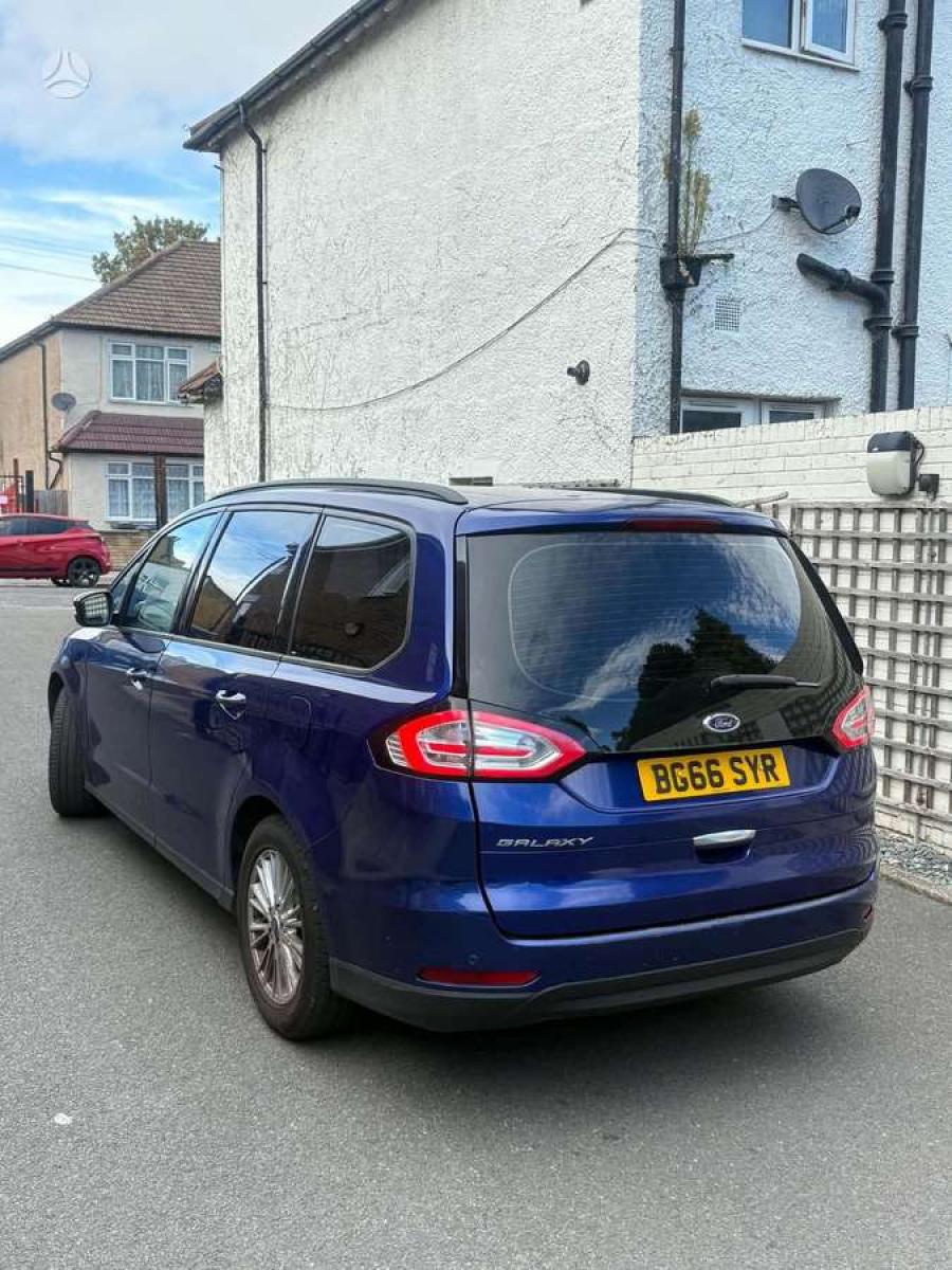 Blue Ford Galaxy 2016 in Siauliai, with an engine capacity of 2.00 L and mileage of 200 thousand km for 3999 €, photo 7 on AUTOMOTO.COM.LV