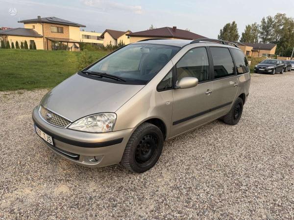 Brown Ford Galaxy 2004 in Vilnius, with an engine capacity of 1.90 L and mileage of 229 thousand km for 1999 €, photo 1 on AUTOMOTO.COM.LV