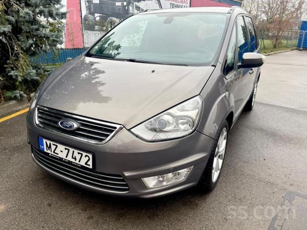 Brown Ford Galaxy 2012 in Riga, with an engine capacity of 2.20 L and mileage of 0 thousand km for 5700 €, photo 1 on AUTOMOTO.COM.LV
