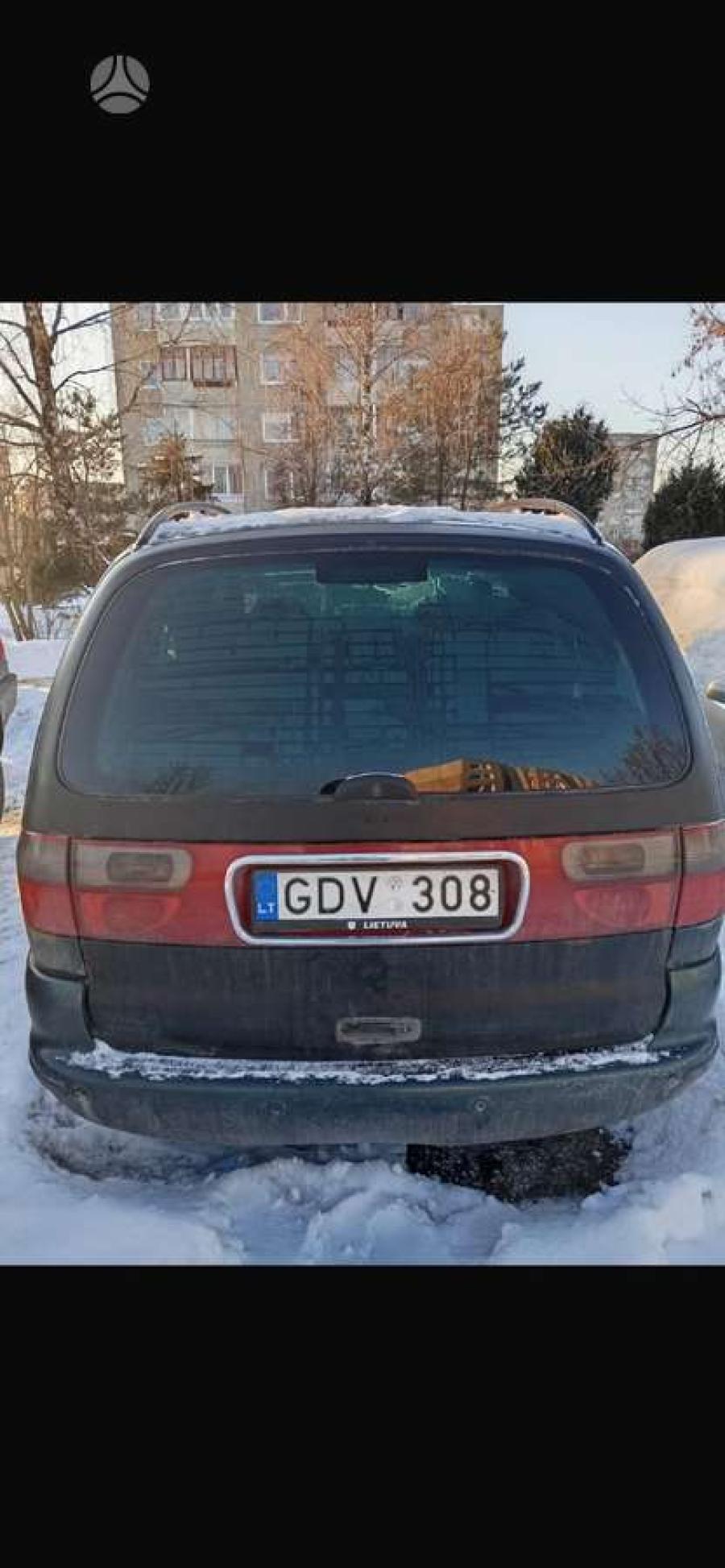 Zaļš Ford Galaxy 1998 Viļņa, ar dzinēja tilpumu 1.90 L un nobraukumu 617 tūkst. km par 400 €, foto 4 vietnē AUTOMOTO.COM.LV