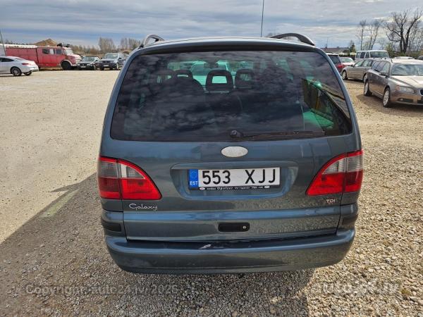 Green Ford Galaxy 2002 in Tartu, with an engine capacity of 1.90 L and mileage of 281 thousand km for 2490 €, photo 7 on AUTOMOTO.COM.LV