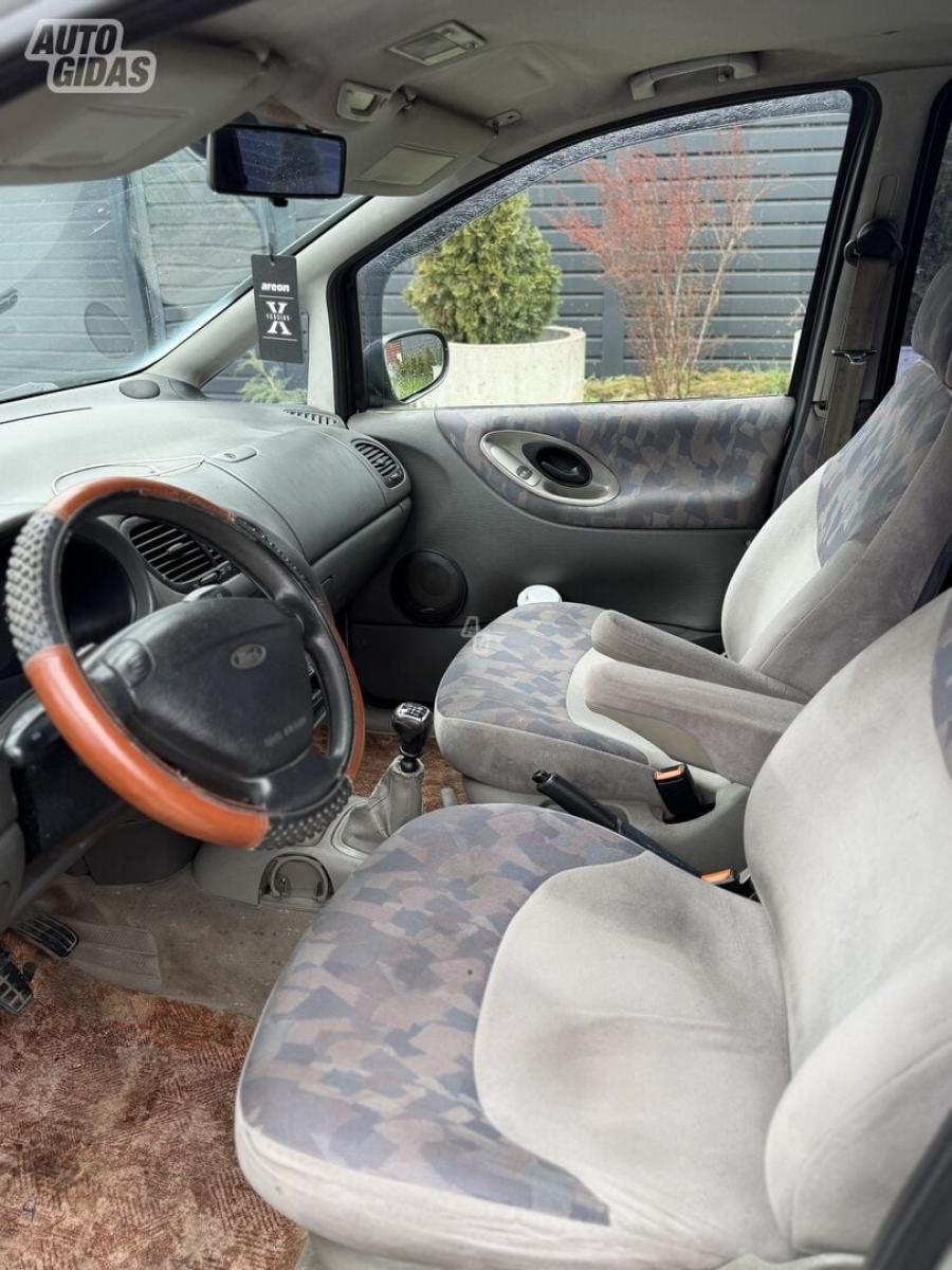 Pelēks Ford Galaxy 1996 Kauņa, ar dzinēja tilpumu 1.90 L un nobraukumu 288 tūkst. km par 1380 €, foto 12 vietnē AUTOMOTO.COM.LV
