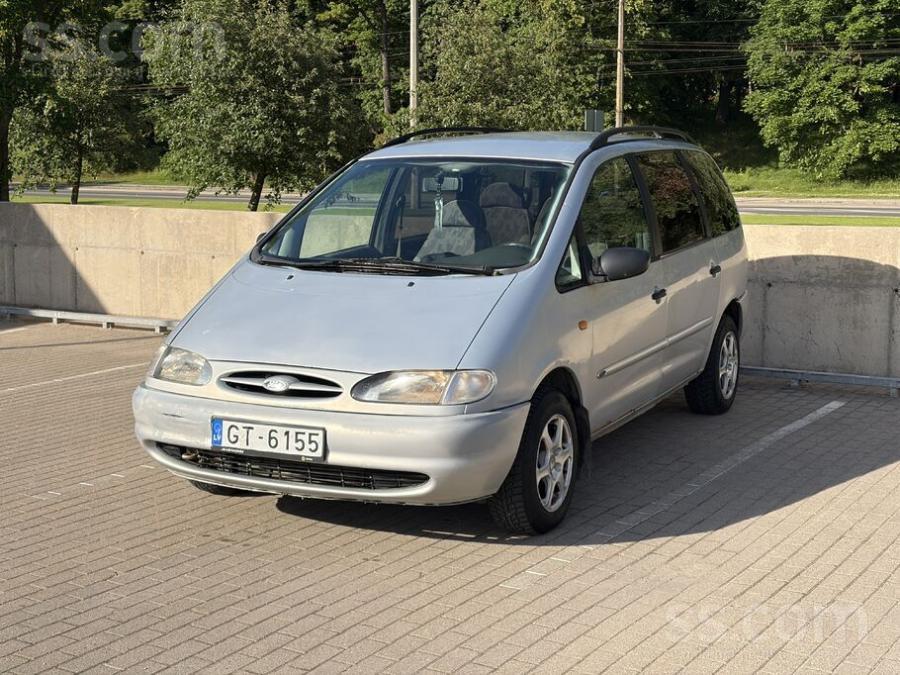 Pelēks Ford Galaxy 1997 Rīga, ar dzinēja tilpumu 1.90 L un nobraukumu 370 tūkst. km par 1450 €, foto 1 vietnē AUTOMOTO.COM.LV