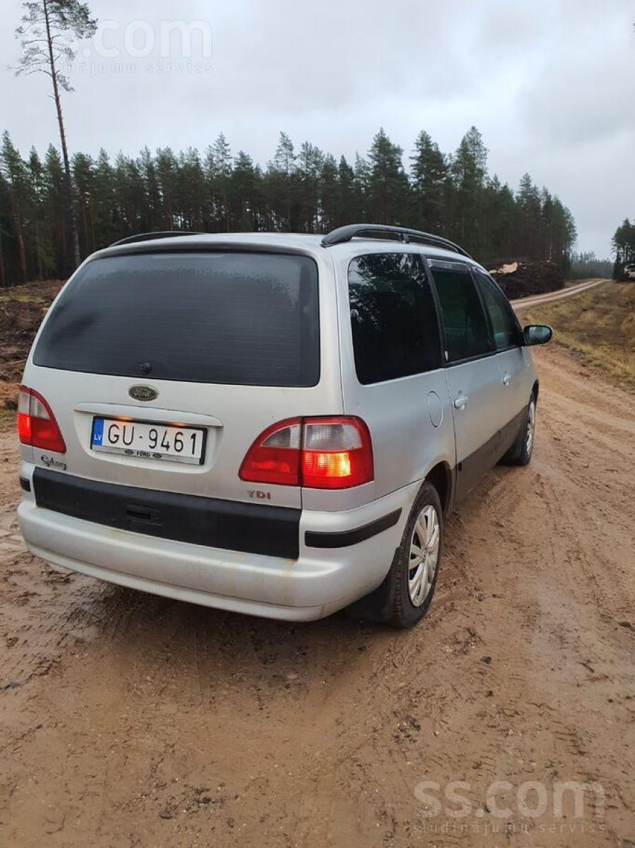 Grey Ford Galaxy 2000 in Daugavpils, with an engine capacity of 1.90 L and mileage of 406 thousand km for 1200 €, photo 1 on AUTOMOTO.COM.LV