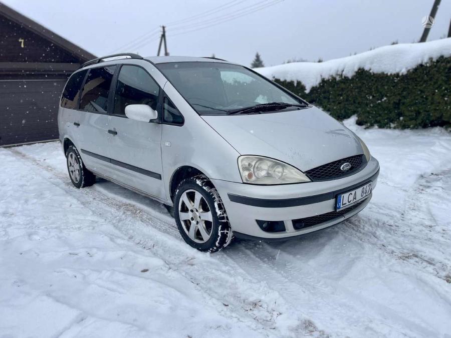 Grey Ford Galaxy 2001 in Vilnius, with an engine capacity of 1.90 L and mileage of 365 thousand km for 1700 €, photo 1 on AUTOMOTO.COM.LV