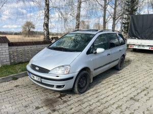 Grey Ford Galaxy 2001 in Vilnius, with an engine capacity of 1.90 L and mileage of 243 thousand km for 650 €, photo  on AUTOMOTO.COM.LV