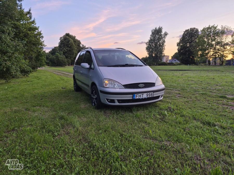Grey Ford Galaxy 2001 in Birzai, with an engine capacity of 1.90 L and mileage of 339 thousand km for 1350 €, photo 7 on AUTOMOTO.COM.LV