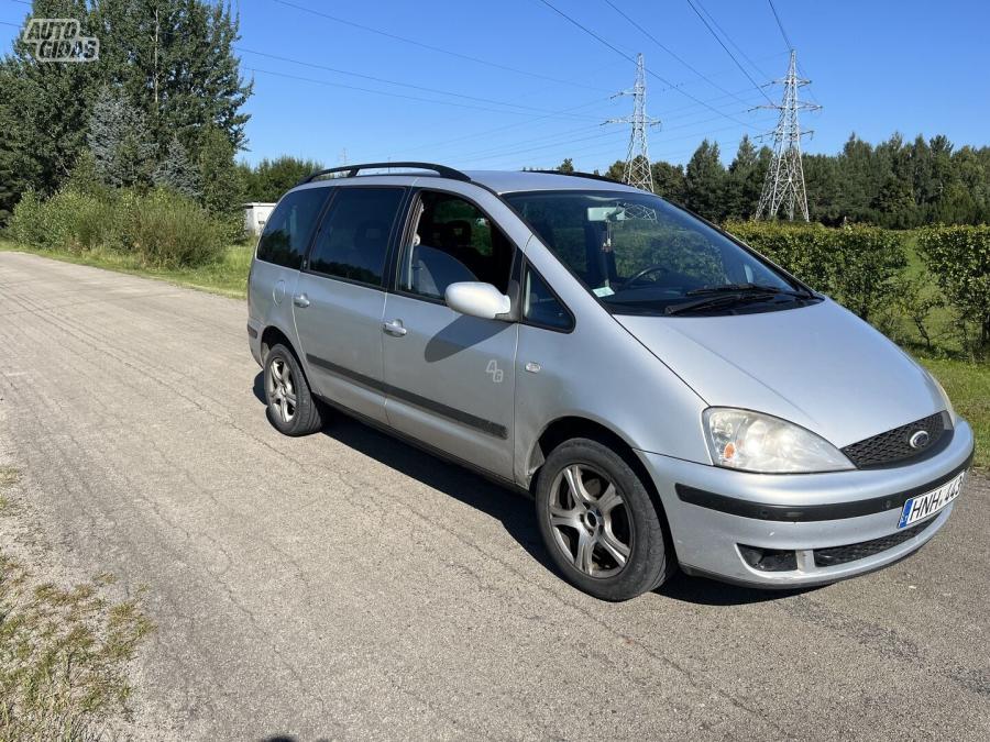 Grey Ford Galaxy 2001 in Panevezys, with an engine capacity of 1.90 L and mileage of 346 thousand km for 1300 €, photo 6 on AUTOMOTO.COM.LV