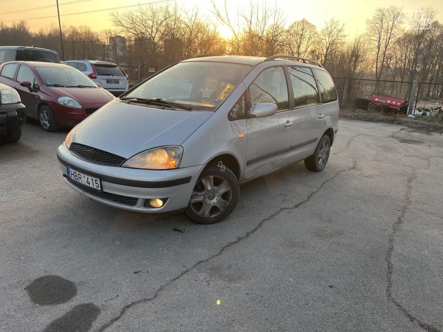 Grey Ford Galaxy 2002 in Siauliai, with an engine capacity of 1.90 L and mileage of 294 thousand km for 999 €, photo 1 on AUTOMOTO.COM.LV