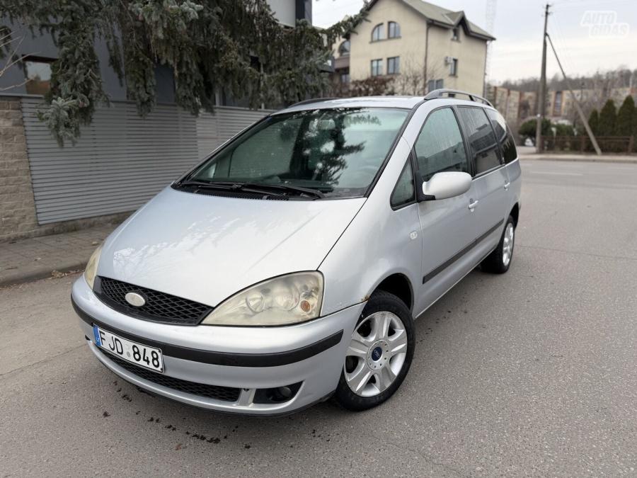Pelēks Ford Galaxy 2002 Kauņa, ar dzinēja tilpumu 1.90 L un nobraukumu 347 tūkst. km par 750 €, foto 1 vietnē AUTOMOTO.COM.LV