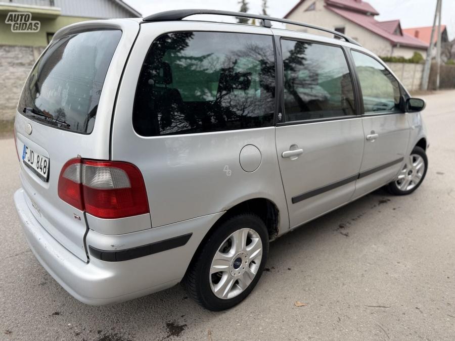 Pelēks Ford Galaxy 2002 Kauņa, ar dzinēja tilpumu 1.90 L un nobraukumu 347 tūkst. km par 750 €, foto 5 vietnē AUTOMOTO.COM.LV