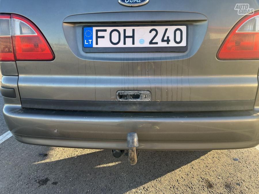 Pelēks Ford Galaxy 2002 Kauņa, ar dzinēja tilpumu 2.00 L un nobraukumu 399 tūkst. km par 1300 €, foto 12 vietnē AUTOMOTO.COM.LV