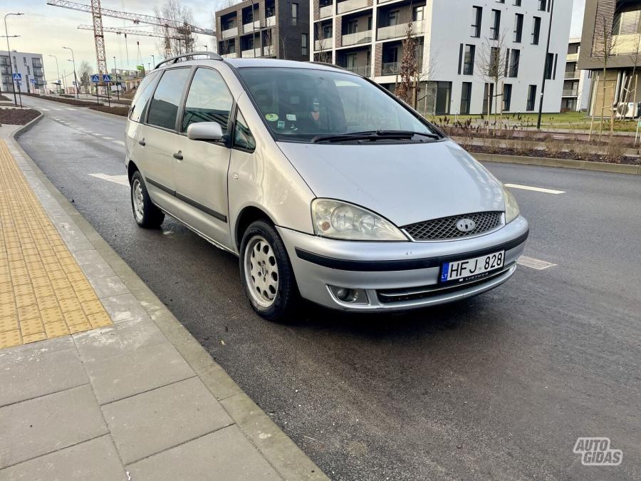 Grey Ford Galaxy 2003 in Vilnius, with an engine capacity of 1.90 L and mileage of 360 thousand km for 1650 €, photo 4 on AUTOMOTO.COM.LV