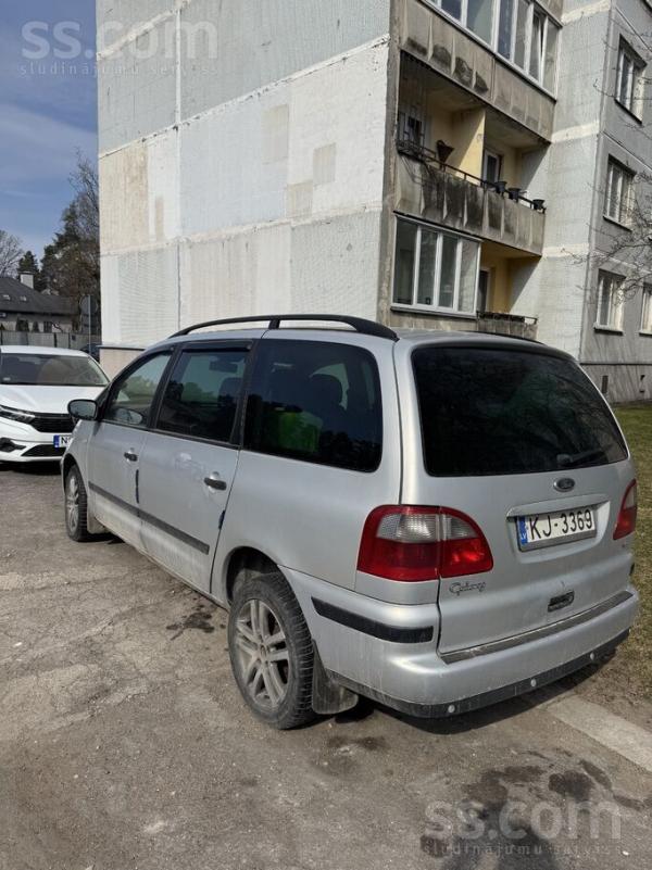 Grey Ford Galaxy 2003 in Ogre, with an engine capacity of 1.90 L and mileage of 350 thousand km for 1200 €, photo 1 on AUTOMOTO.COM.LV