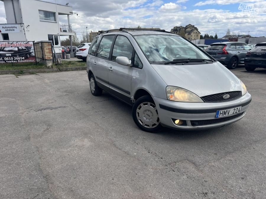Pelēks Ford Galaxy 2003 Šauļi, ar dzinēja tilpumu 1.90 L un nobraukumu 496 tūkst. km par 999 €, foto 1 vietnē AUTOMOTO.COM.LV