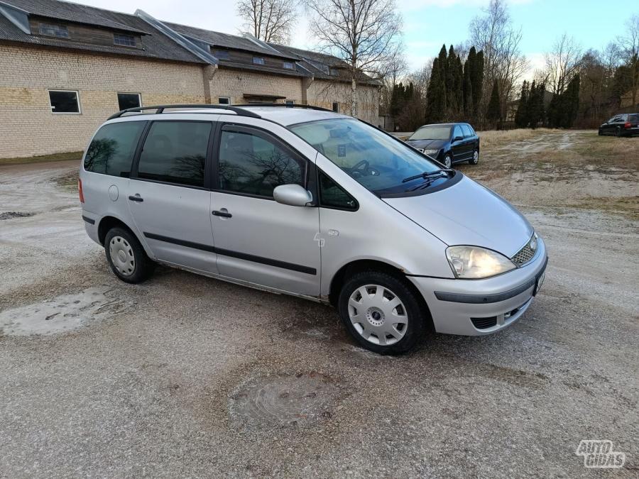 Pelēks Ford Galaxy 2004 Joniškis, ar dzinēja tilpumu 1.90 L un nobraukumu 350 tūkst. km par 600 €, foto 1 vietnē AUTOMOTO.COM.LV