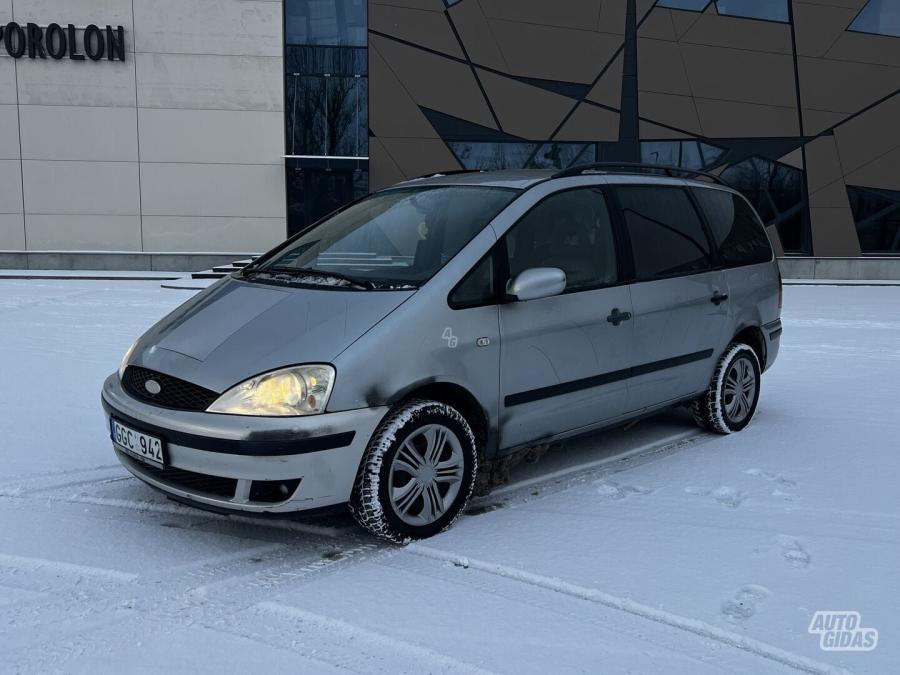 Grey Ford Galaxy 2004 in Siauliai, with an engine capacity of 1.90 L and mileage of 360 thousand km for 800 €, photo 1 on AUTOMOTO.COM.LV