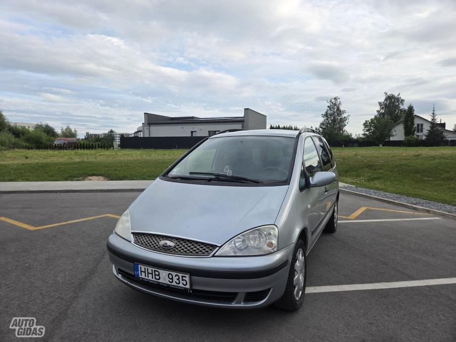 Grey Ford Galaxy 2004 in Panevezys, with an engine capacity of 1.90 L and mileage of 379 thousand km for 860 €, photo 1 on AUTOMOTO.COM.LV