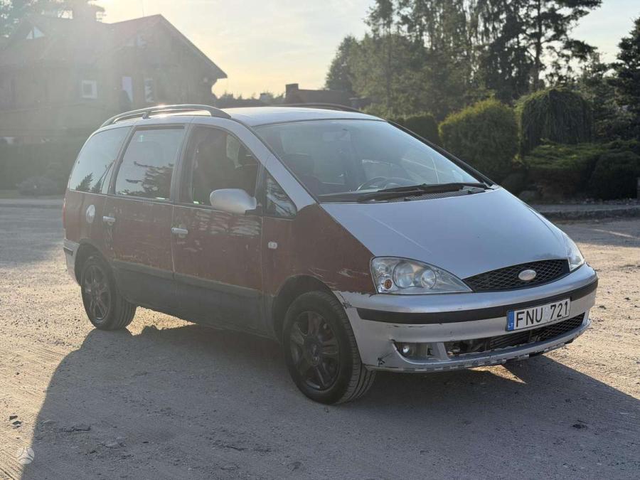 Grey Ford Galaxy 2004 in Vilnius, with an engine capacity of 1.90 L and mileage of 310 thousand km for 950 €, photo 5 on AUTOMOTO.COM.LV