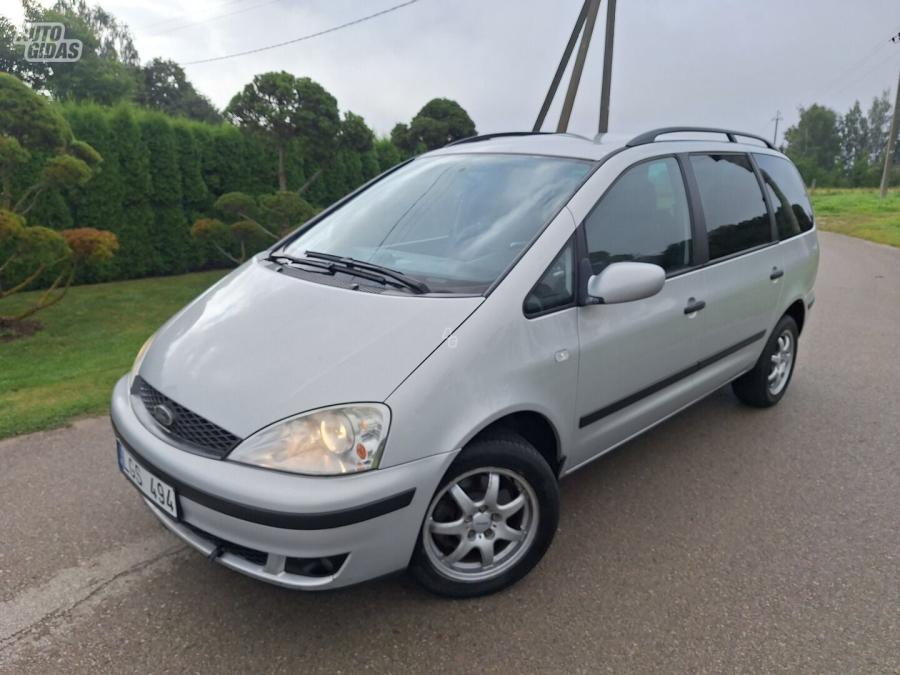 Grey Ford Galaxy 2004 in Vilkaviskis, with an engine capacity of 1.90 L and mileage of 370 thousand km for 1350 €, photo 1 on AUTOMOTO.COM.LV