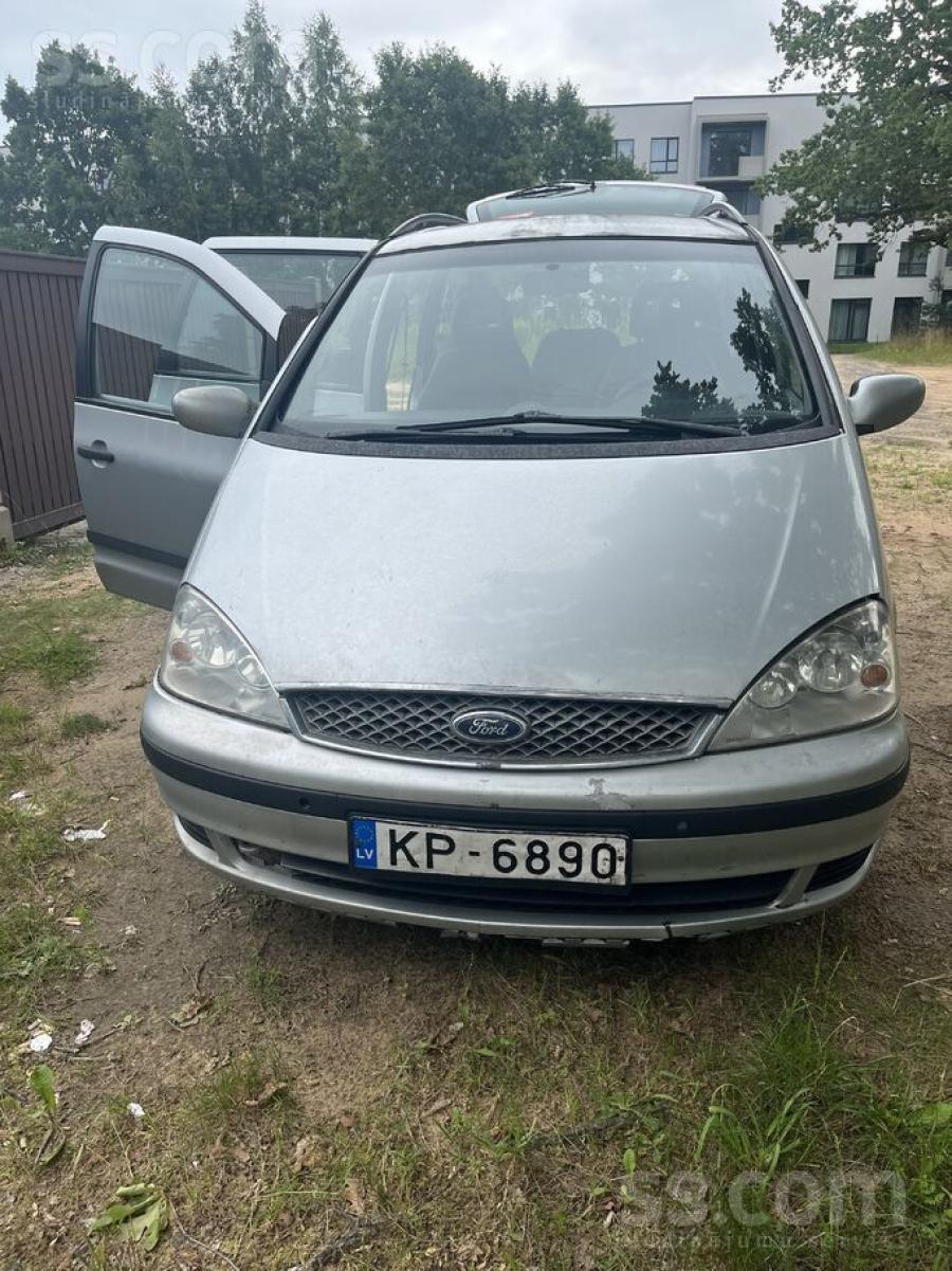 Pelēks Ford Galaxy 2005 Rīga, ar dzinēja tilpumu 1.90 L un nobraukumu 340 tūkst. km par 1100 €, foto 1 vietnē AUTOMOTO.COM.LV