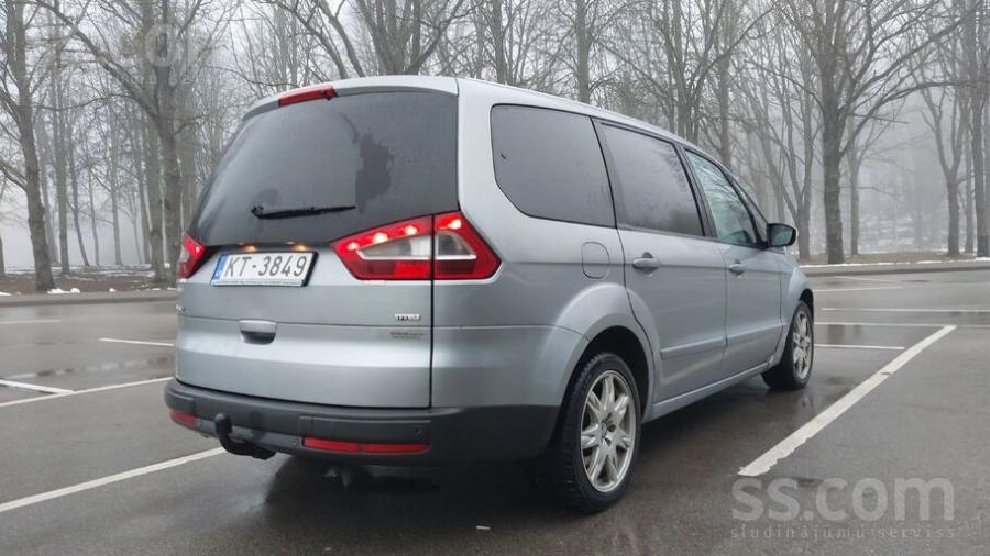 Grey Ford Galaxy 2009 in Aluksne, with an engine capacity of 1.80 L and mileage of 0 thousand km for 1900 €, photo 5 on AUTOMOTO.COM.LV