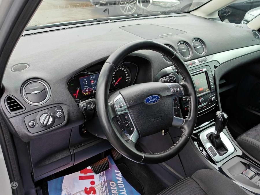 Pelēks Ford Galaxy 2012 Klaipėda, ar dzinēja tilpumu 2.18 L un nobraukumu 289 tūkst. km par 5999 €, foto 19 vietnē AUTOMOTO.COM.LV